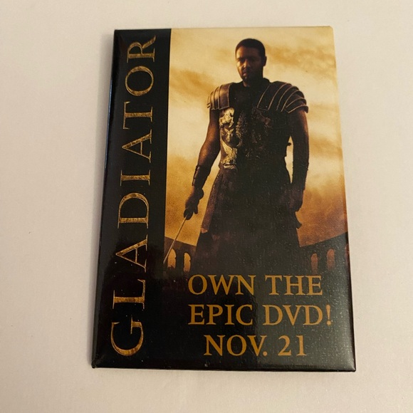 Accessories | Gladiator Movie Promo Button | Poshmark
